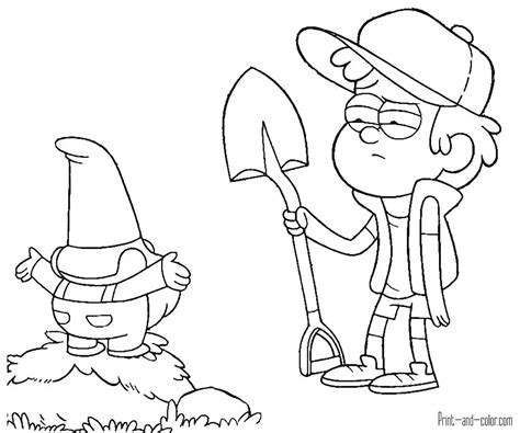 Dipper Pines Coloring Pages 2025