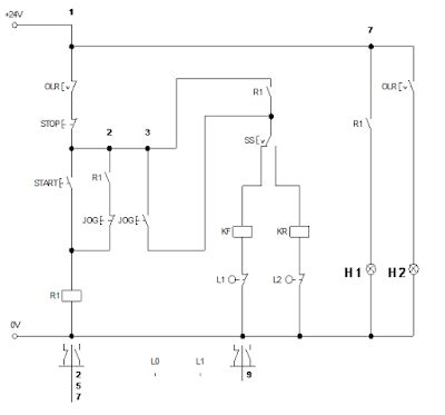 Everything Is Here Rangkaian Kontrol Forward Reverse Dilengkapi Dengan Limit Switch Selector