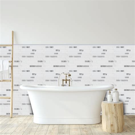 Yipscazo 10 Feet Peel And Stick Backsplash Trim Flexible Self Adhesive Liner For