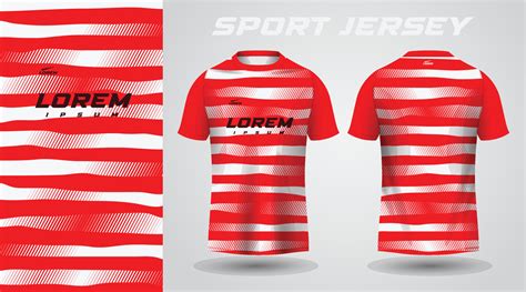 Red Shirt Sport Jersey Design 10843292 Vector Art At Vecteezy