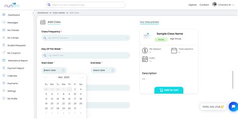 Class Frequency Nurtem