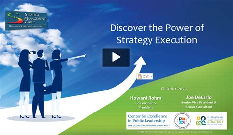 Discover The Power Of Strategy Execution Balanced Scorecard Institute