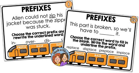 Printable Prefix And Suffix Chart
