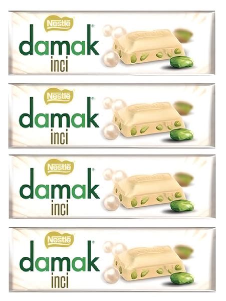 Шоколадная плитка Nestle Damak белый шоколад 4 шт по 30 г купить на Ozon по низкой цене