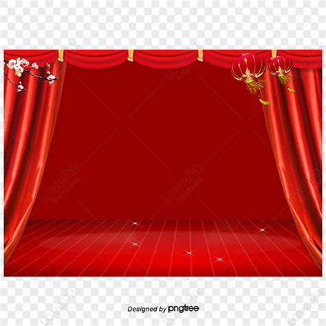 극장 일러스트 레드 커튼외딴벨벳오페라 Png 일러스트 무료 다운로드 Lovepik