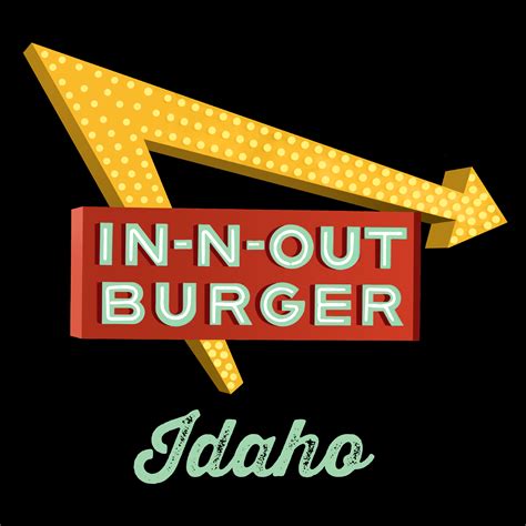 2023 Idaho Black In N Out Burger Company Store