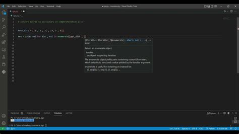 Convert Matrix To Dictionary List Comprehenstion Dictionary Python Matrix In Python Youtube