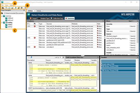 Standalone Intel Inspector Gui