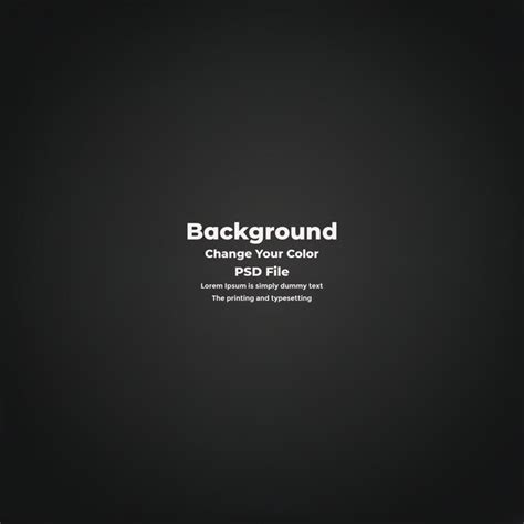 Psd 추상적인 검은색 그라디언트 배경 빈 어두운 텍스처 벽지 프리미엄 Ai 생성 Psd
