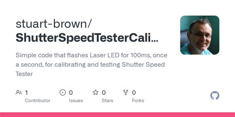 github stuart brown shutterspeedtestercalibrator simple code that