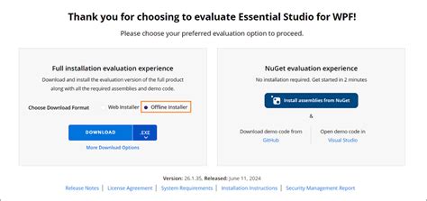 Steps To Download Essential Studio Installer Syncfusion