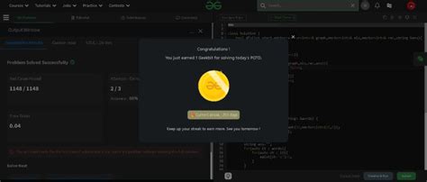 Geeksforgeeks Problemsolving Codingconsistency Growthmindset