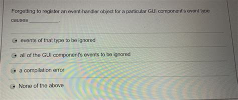 solved forgetting to register an event handler object for a