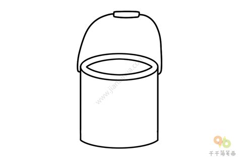 小桶怎么画简笔画 画人简笔画简单 大山谷图库