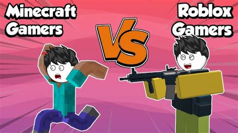 Minecraft Vs Roblox War