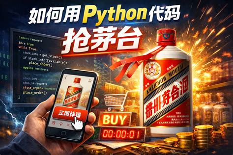 如何用python代码抢茅台