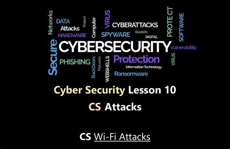 Cyber Security Wi Fi Attacks Cs Lesson 10 Pdf Connect 4 Techs