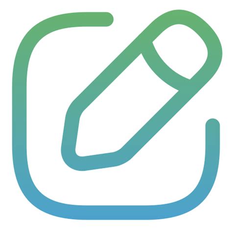 Edit Generic Gradient Outline Icon Edit Generic Gradient Outline Icon
