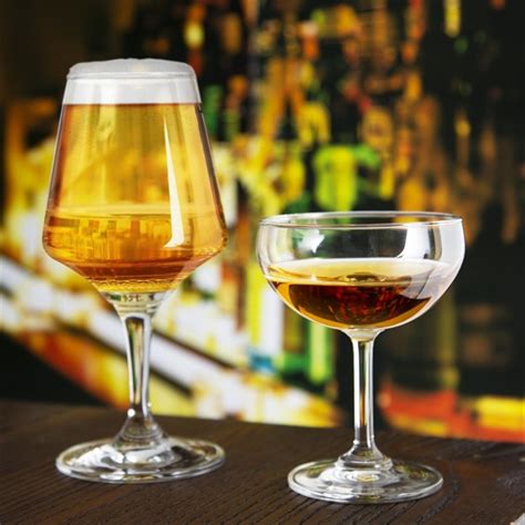 Olympia Stemmed Beer Glasses 390ml Pack Of 6 Cz007 Buy Online At