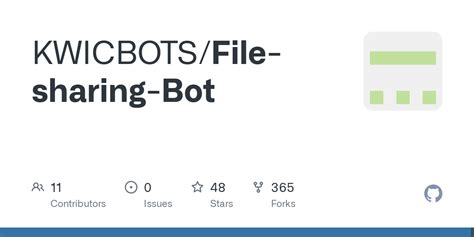 GitHub KWICBOTS File Sharing Bot
