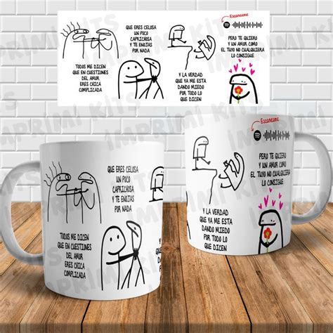 Plantillas Diseños Flork Sublimar Tazas Canciones 4 Tazas Impresion