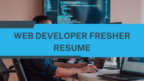 Web Developer Fresher Resume Format Skills And Examples