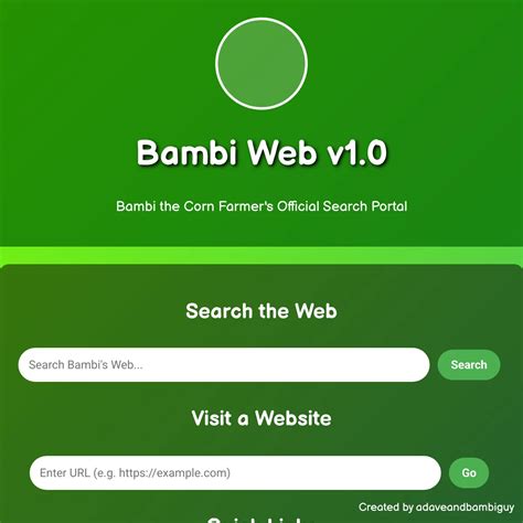 Bambi Web V1 0