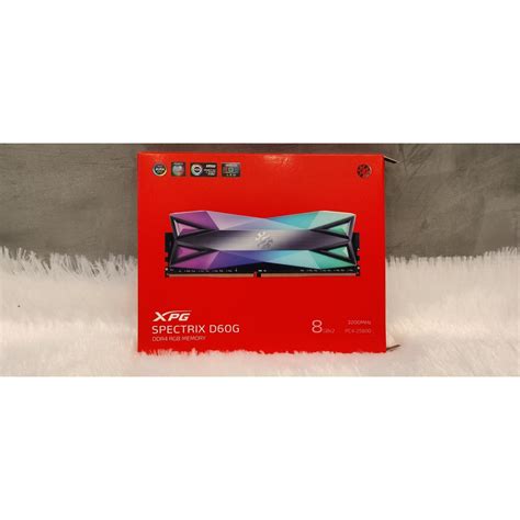 Ram Pc แรม หน่วยความจำ Xpg Spectrix D60g Rgb Ddr4 Bus 3200 8x2 16g Shopee Thailand