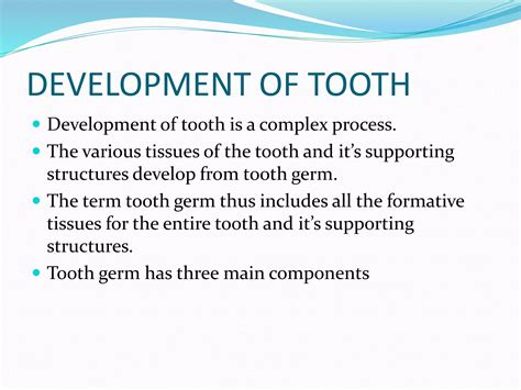 Development Of Tooth Pptx