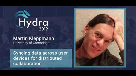 Martin Kleppmann — Syncing Data Across User Devices For Distributed
