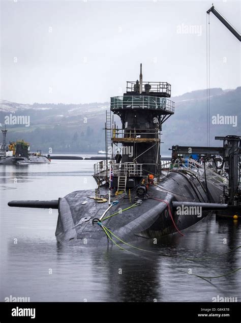 Vanguard Class Submarine Hms Vigilant One Of The Uks Four Nuclear