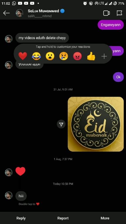 How To Reply A Specific Chat Message In Instagram Iphone And Android 2021 Salu Network