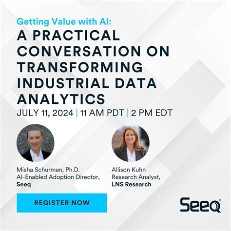 Seeq Corporation On Linkedin Getting Value With Ai A Practical Conversation On Transforming
