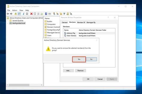 How To Remove Ad Active Directory Group Member Itechguides