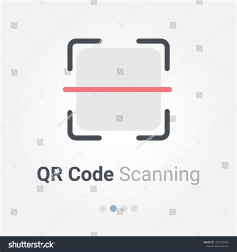 Qr Code Scanning Vector Icon Stock Vector Royalty Free