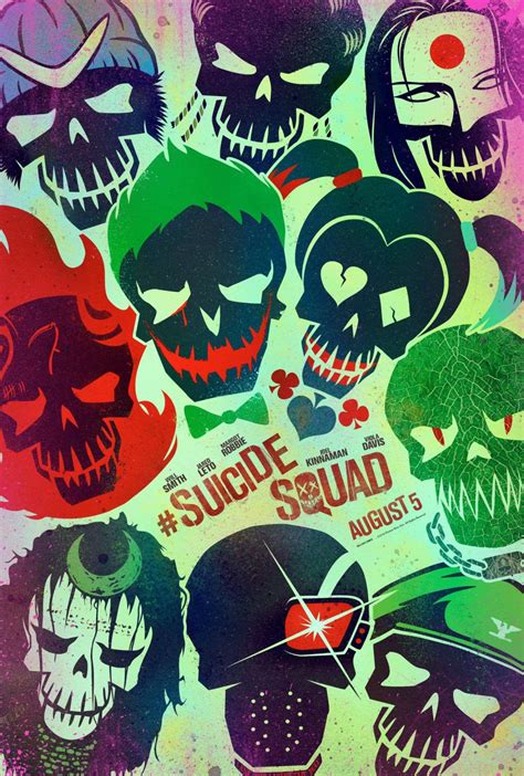 Suicide Squad Movie Poster Teaser Trailer