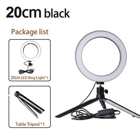 16 20 26cm Led Selfie Ring Light Dimmable Led Ring Grandado