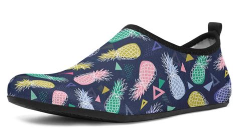 Pineapples And Triangles Navy Yes We Vibe