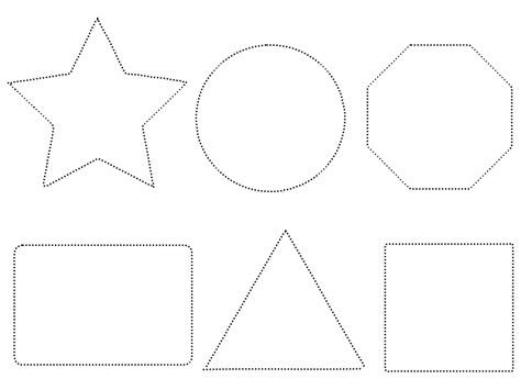 Free Shapes Tracing Coloring Page Download Print Or Color Online For