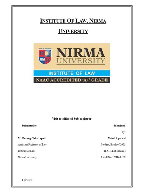 Registrar Office Report Pdf Mortgage Loan Deed