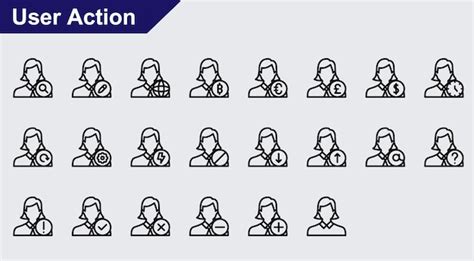 Premium Vector User Interface Vector Icons On White Background