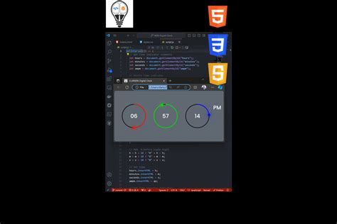 artstation wed digital clock
