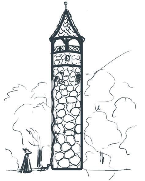 Rapunzel Tower Drawing At Paintingvalley Com Explore Collection Of Rapunzel Tower Drawing