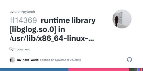 Runtime Library Libglog So In Usr Lib X Linux Gnu May Be Hidden By Files In Home