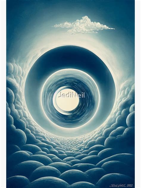 10th Dimensional Realm Wormhole Portal Design Abstract Sticker For Sale By Jedineil Redbubble