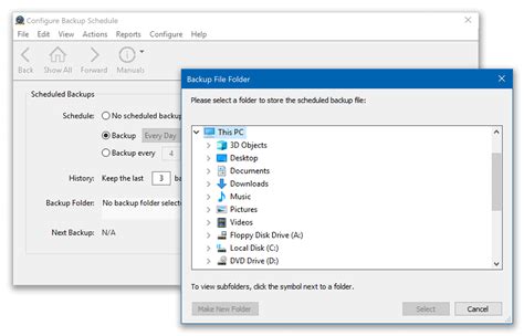 Problem Selecting Network Folder For Backups Blog