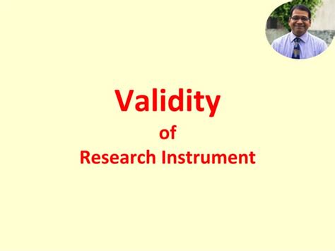 Validity Of Instrument Pdf