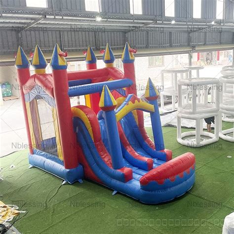 Pre Sale 》 Commercial Moonwalk Inflatable Jumper Bouncer Water Slide