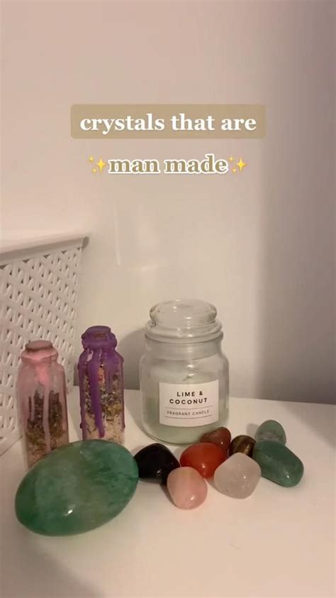 Crystals That Are Man Made Crystals And Gemstones Crystal Healing Stones Crystals