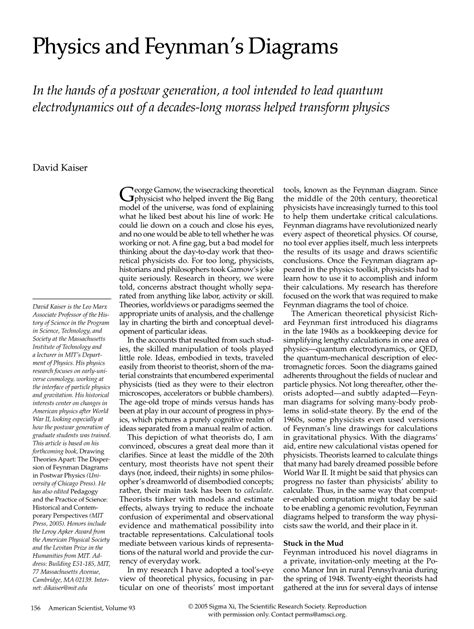 Physics And Feynmans Diagrams Docslib